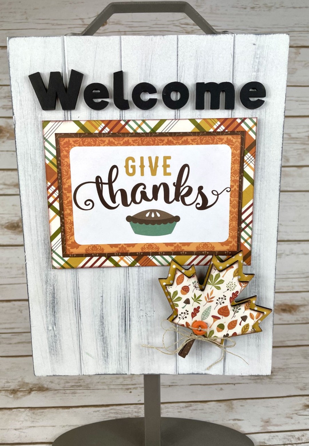 Autumn/fall - Leaves - DIY Welcome Sign Monthly Decor Set- DIY ...