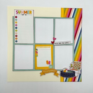 Summer Vibes - Summer Lovin’ - PRECUT - Simple Pages Series - 2-page ...
