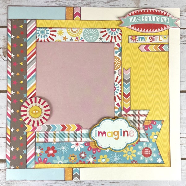 Girl Scrapbook Pages - Etsy
