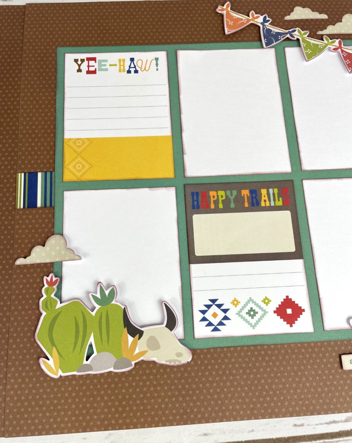 Howdy! - Simple Pages Series - 2-page DIY Layout Kit - Etsy