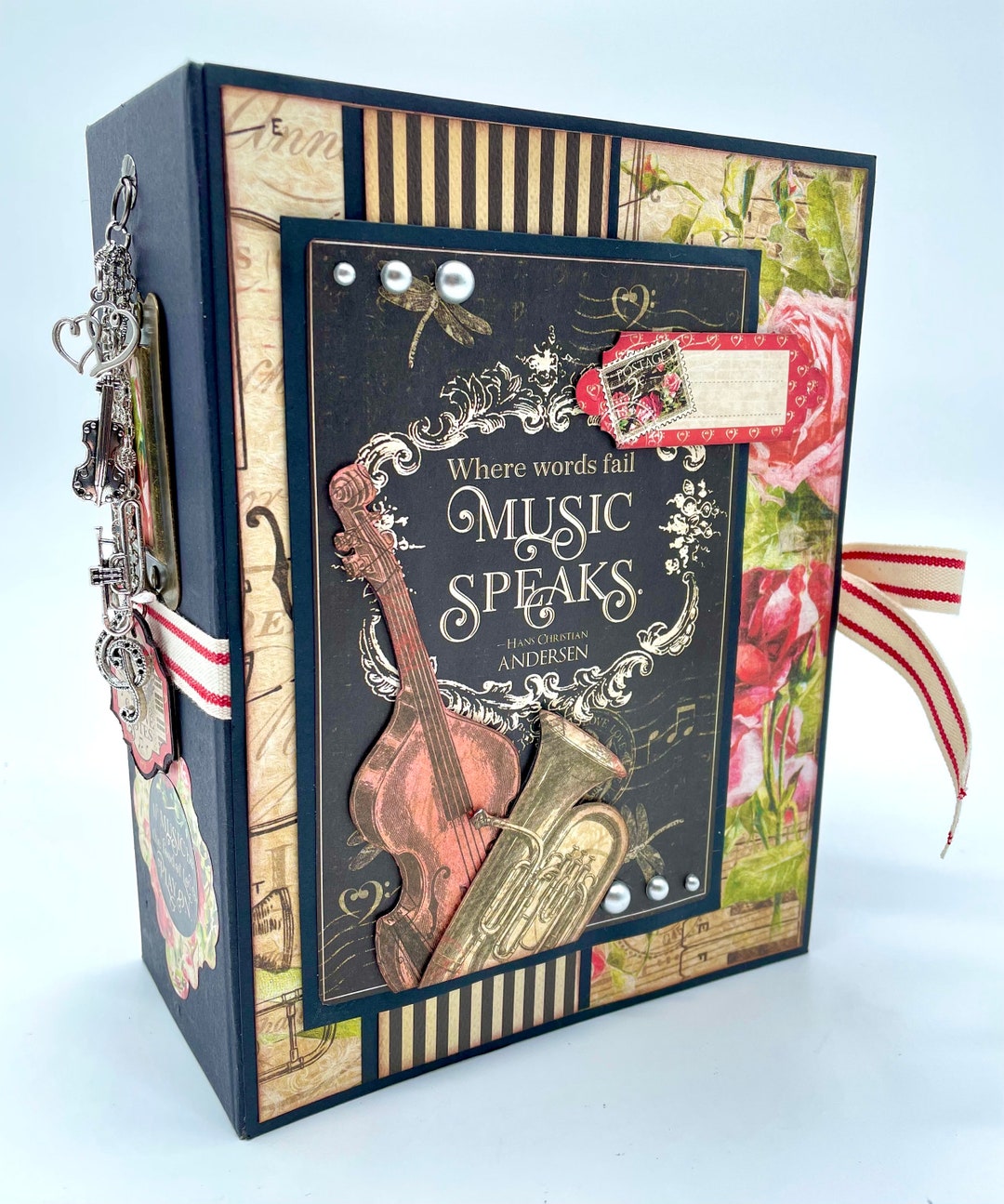 Love Notes Music Speaks PRECUT G45 6x8 Tag & Pocket Album Kit - Etsy