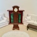 Dollhouse Working Grandfather Clock in Mahogany for 1:12 Scale ...