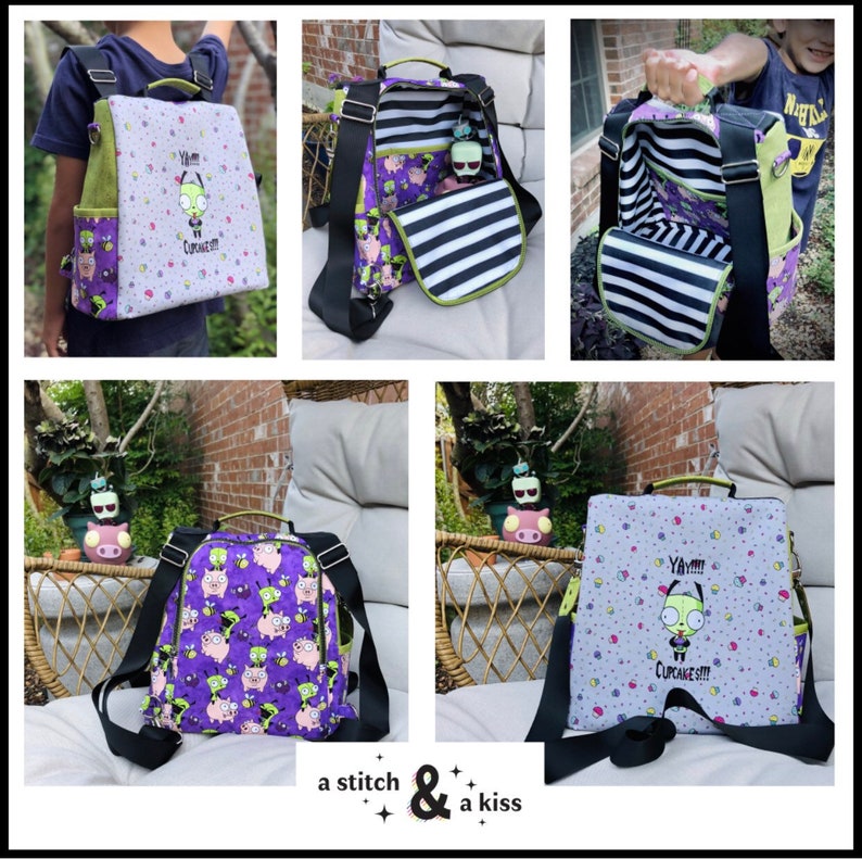 Guardian Anti-theft Backpack PDF Sewing Pattern includes - Etsy
