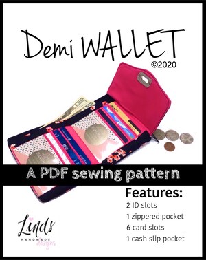 Penelope Wallet Checkbook Sewing Pattern PDF instant Download - Etsy Canada