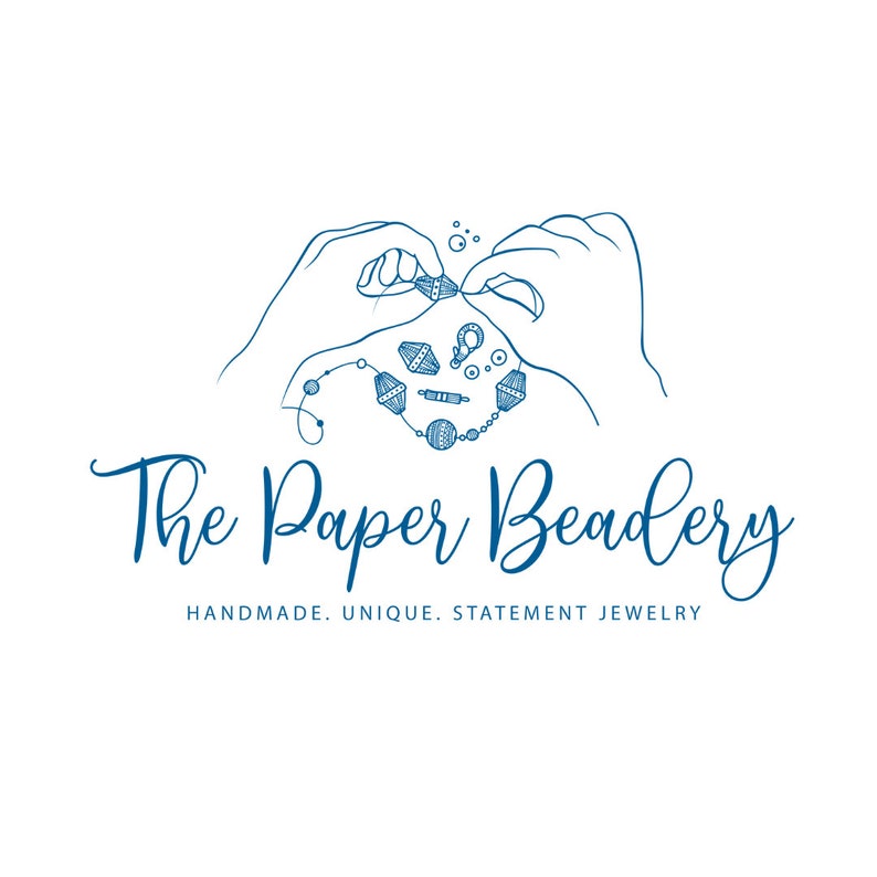 Mixed Bead Single Strand Statement Necklace Colorful Paper - Etsy