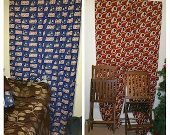Nfl Team Curtains - Etsy