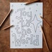 Christmas Colouring Sheet - Joy to the World Stars - Christian Hand ...