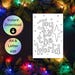 Christmas Coloring Page: Joy to the World, Christian Bible Verse (a4 ...