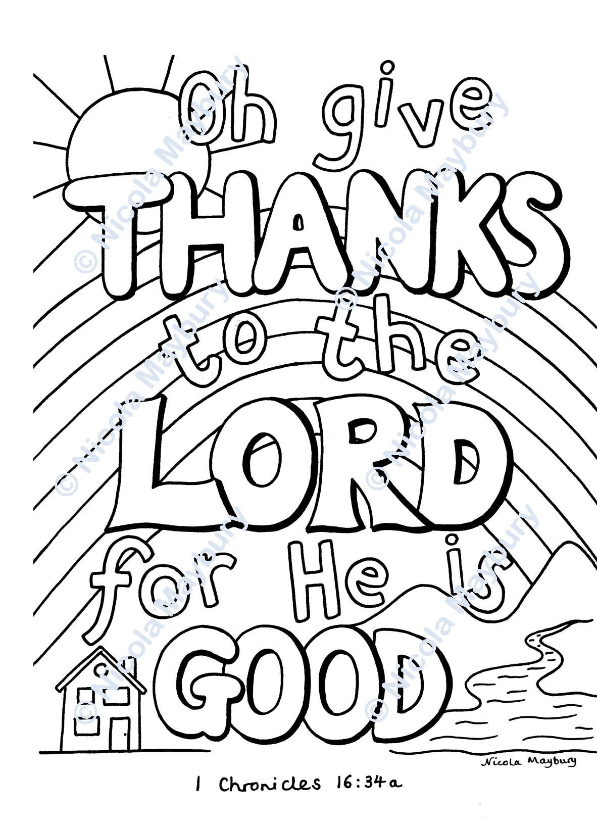 Pack of 4 Thanksgiving Colouring Pages Sheets Thankfulness Set Ideal ...
