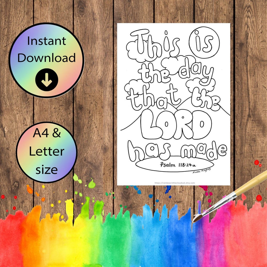 Church Colouring Pages - This is the Day That the Lord Has Made ...