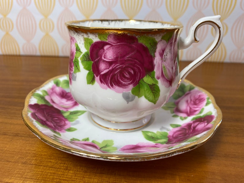 Royal Albert Tea Set Rose Pattern Teacups and Saucers Pink - Etsy