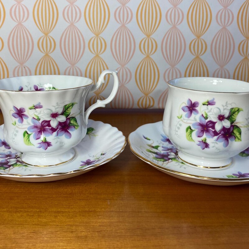 Violet Tea Cup - Etsy