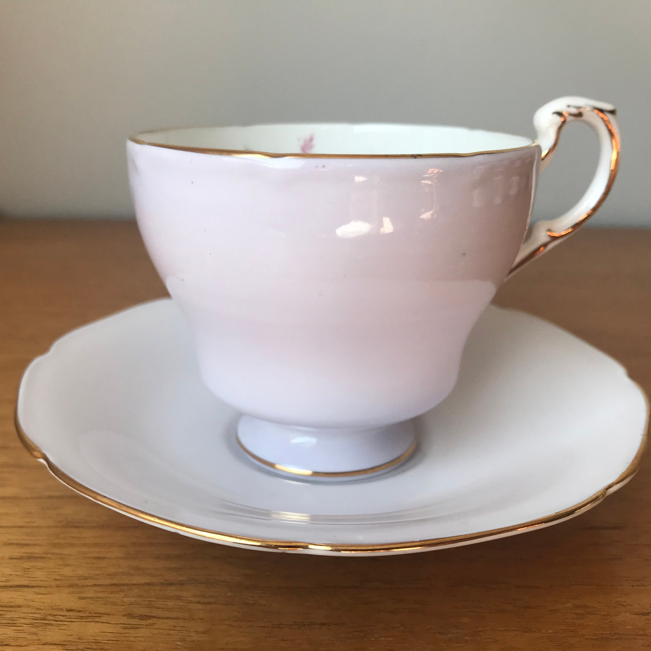 Paragon Light Purple Teacup and Saucer Pastel Purple Tea Cup | Etsy
