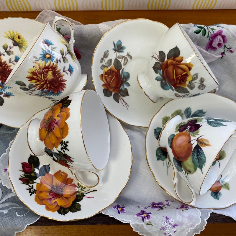 Orange Tea Cup - Etsy