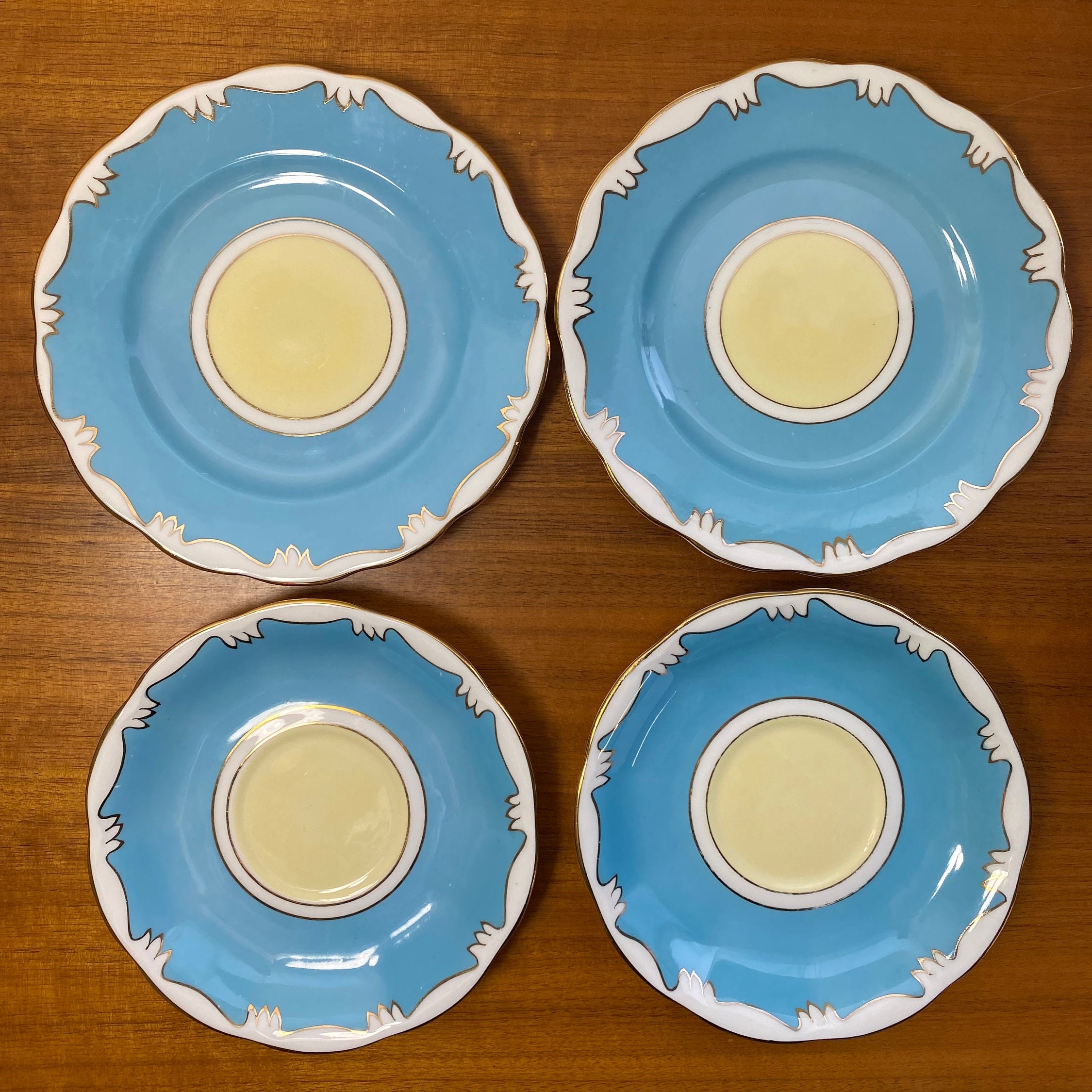 Royal Albert Blue Tea Set Bone China Tea Cups Saucers Plates - Etsy Canada