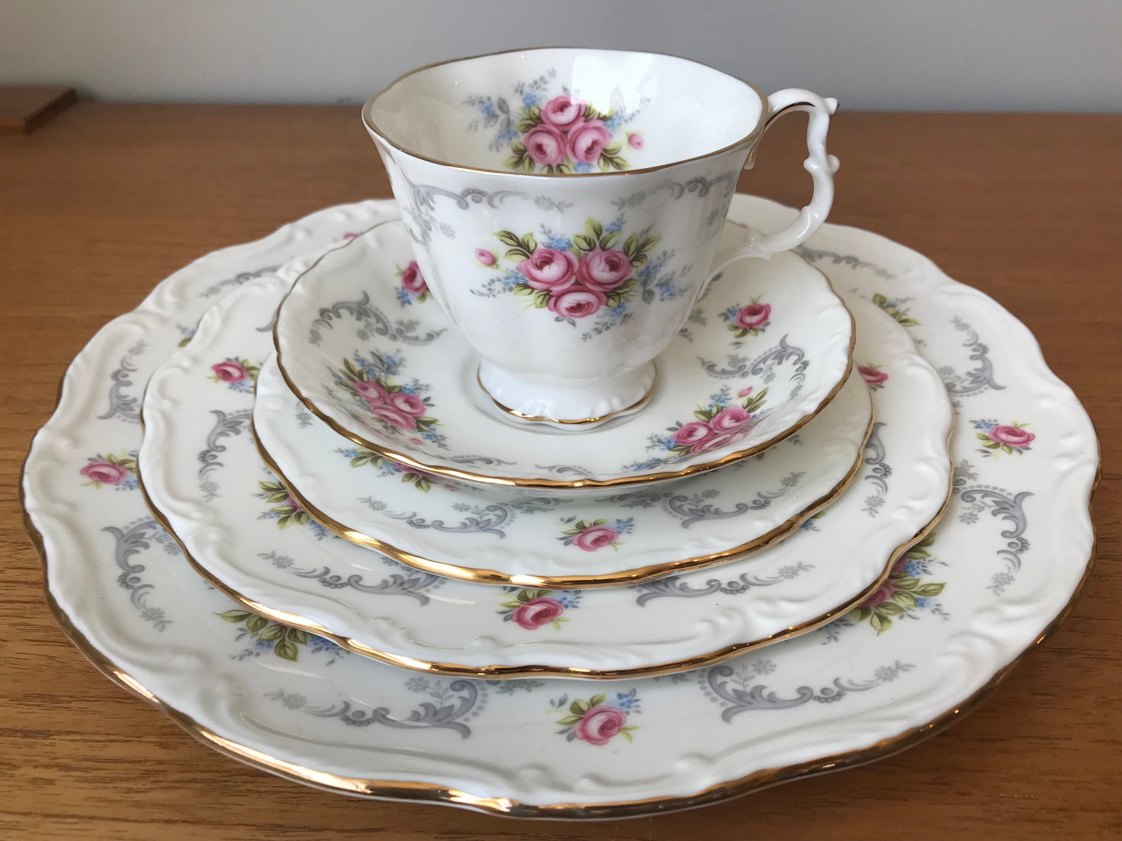 Royal Albert China Dishes tranquility Dinnerware - Etsy