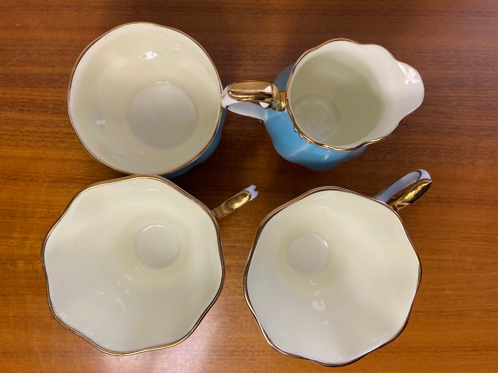 Royal Albert Blue Tea Set Bone China Tea Cups Saucers Plates - Etsy Canada