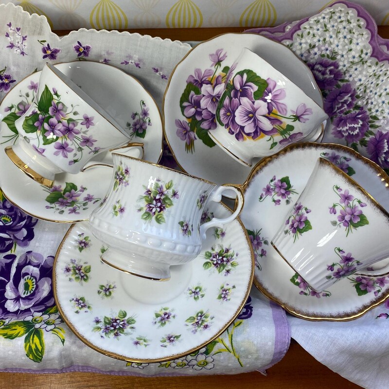 Violet Tea Cup - Etsy