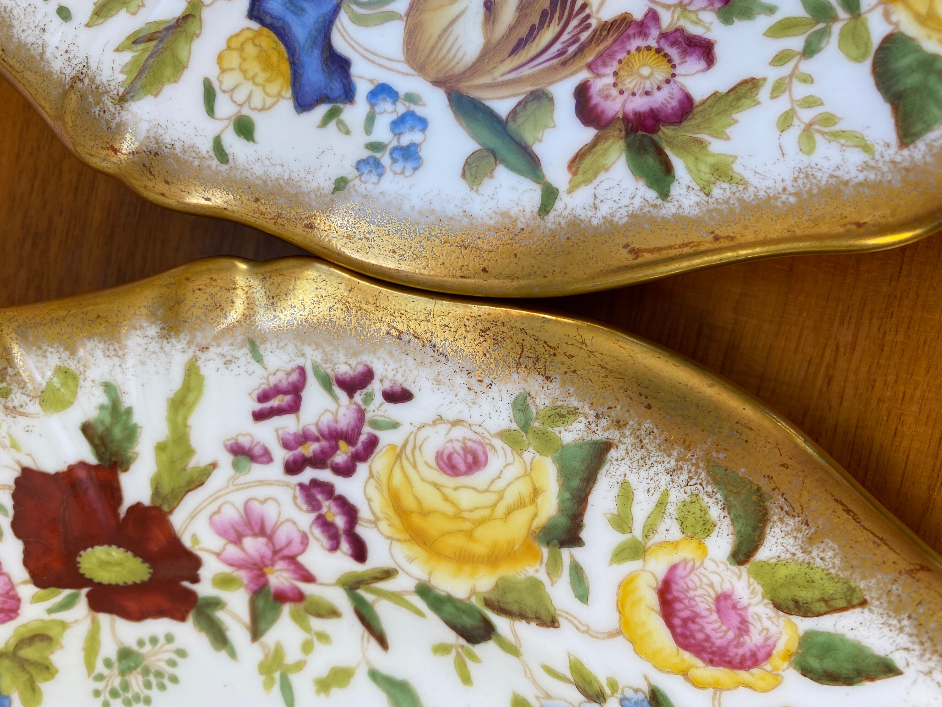 Hammersley queen Anne Dinner Plates Hand Painted - Etsy Canada