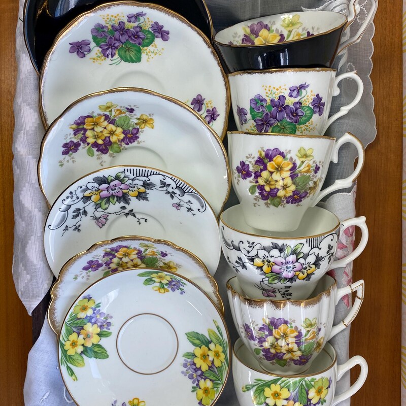 Violet Tea Cup - Etsy