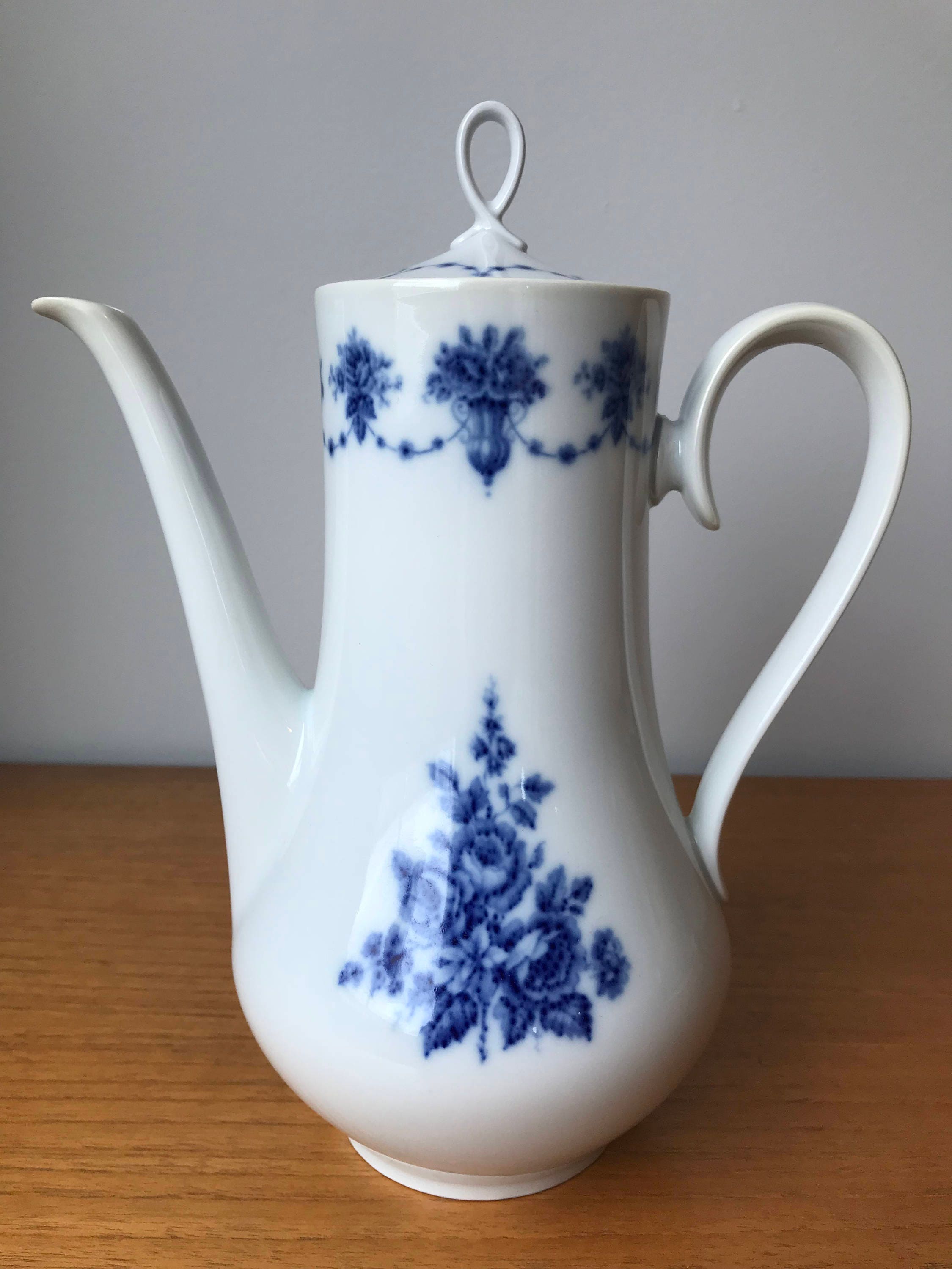 Alka Kunst Alboth and Kaiser Vintage Coffee Pot Bavaria White | Etsy Canada