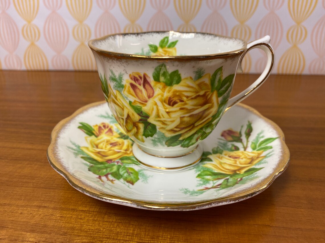 Royal Albert Tea Set Rose Pattern Teacups and Saucers Pink | Etsy