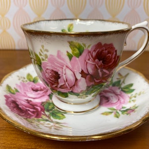 Royal Albert Tea Set Rose Pattern Teacups and Saucers Pink - Etsy