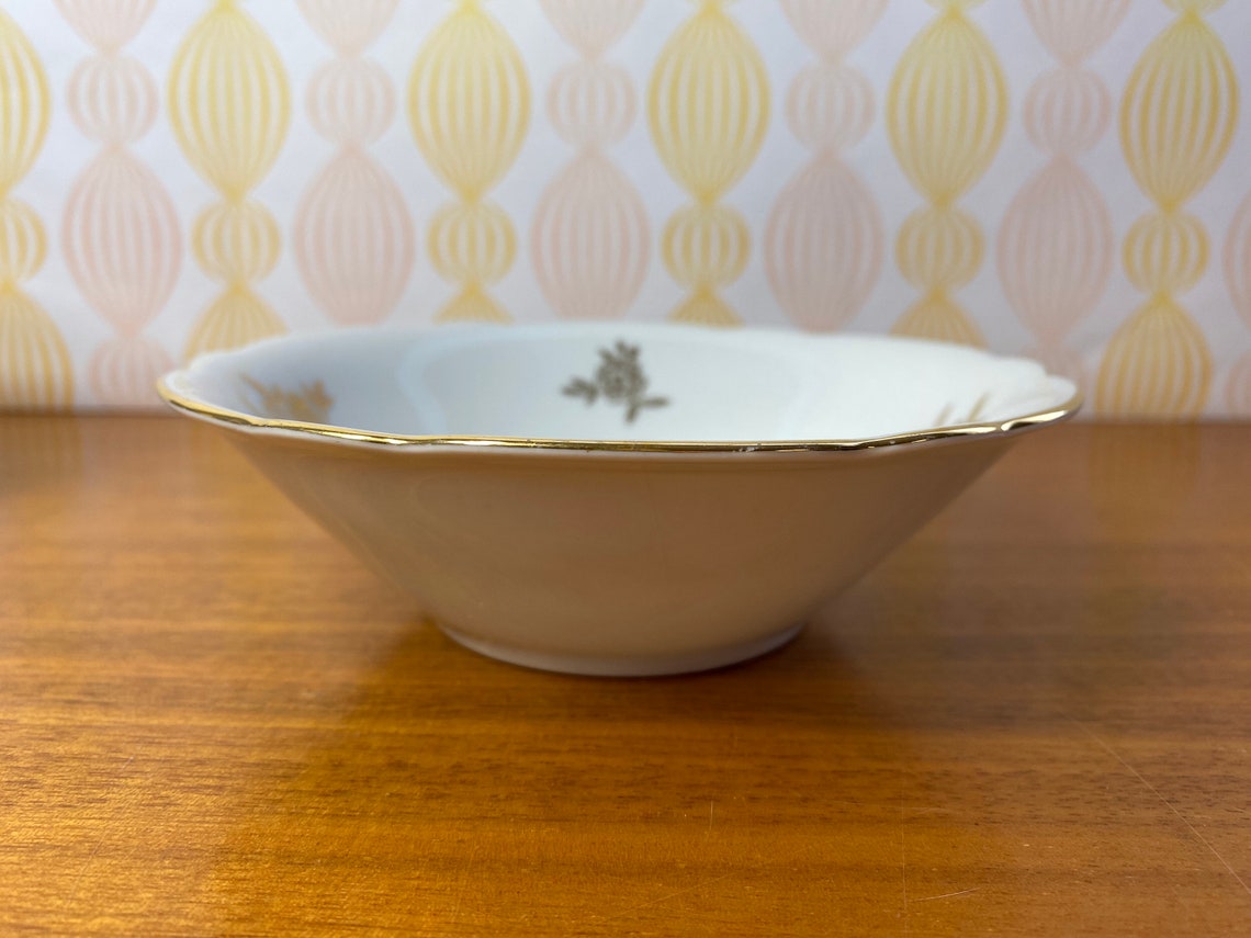 Kahla East Germany Small Bowls Set Gold Rose Porcelain China - Etsy