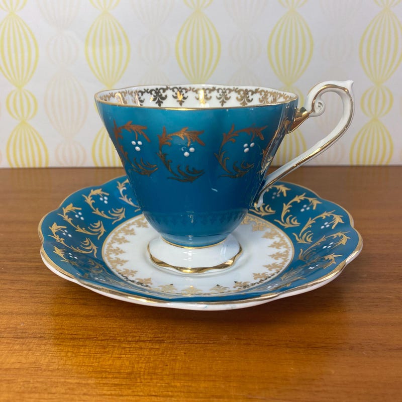 Turquoise Gold China - Etsy