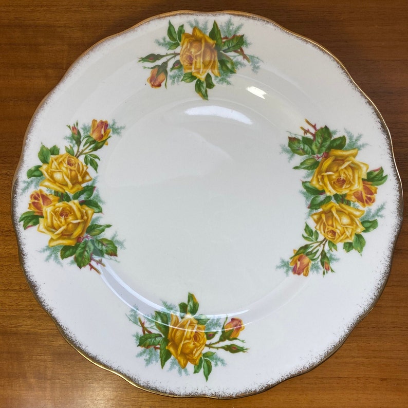 Yellow tea Rose Royal Albert Dinnerware Set | Etsy