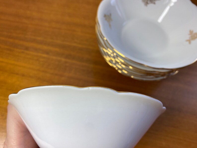 Kahla East Germany Small Bowls Set Gold Rose Porcelain China | Etsy