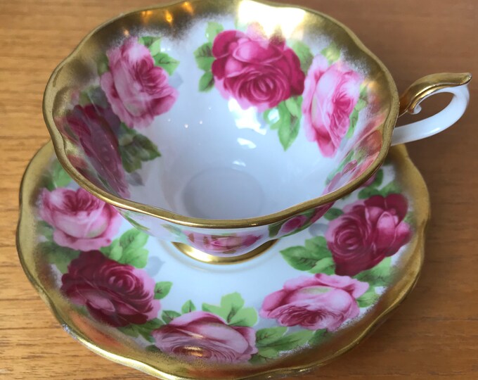 Royal Albert "treasure Chest Series", "old English Rose" Dark and Light ...