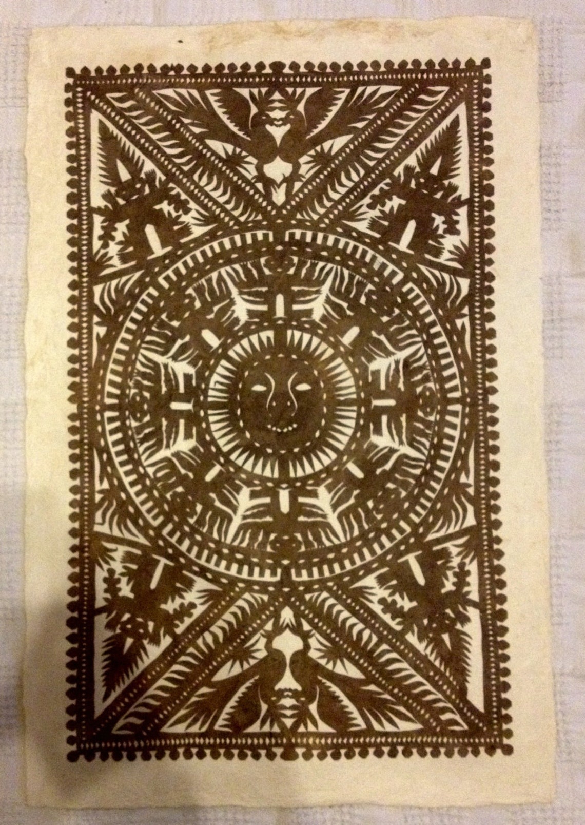 Papel Amate (handmade Otomi Paper) "papel Picado" - Etsy