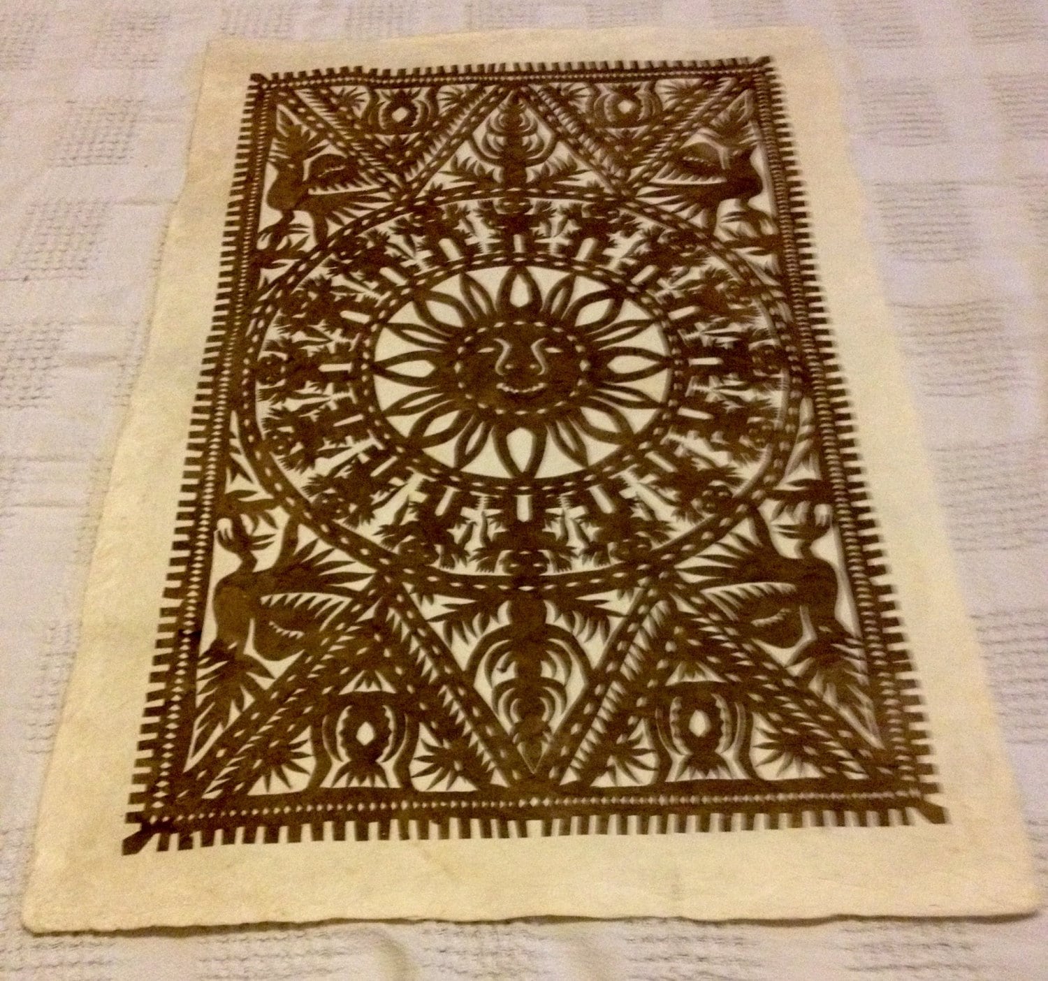 Papel Amate (handmade Otomi Paper) "papel Picado" - Etsy