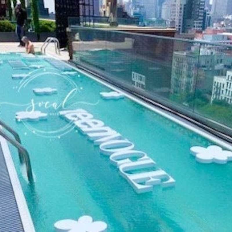 Floating Pool Letters - Etsy
