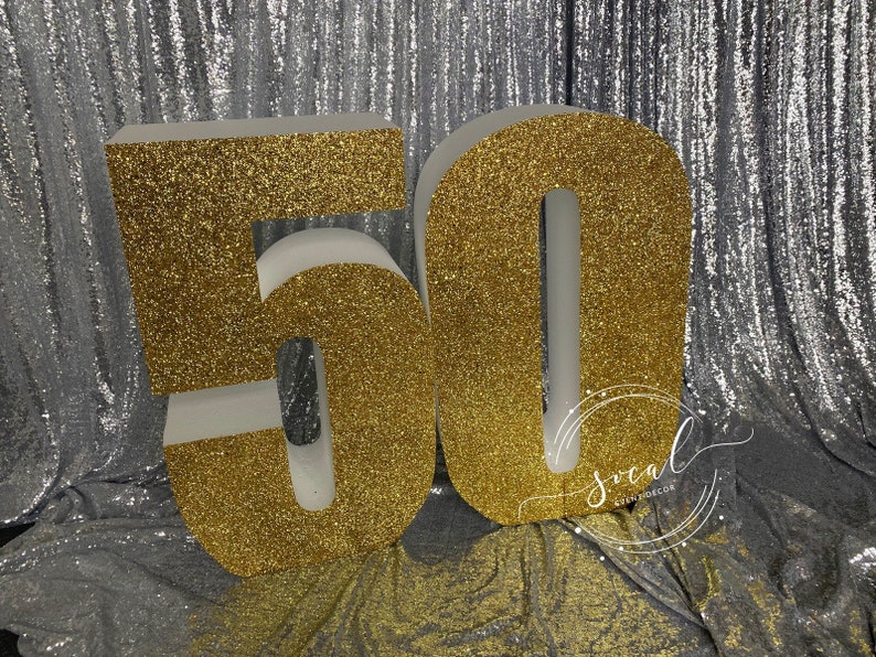 Large Freestanding Number Set Big Numbers Photo Prop - Etsy