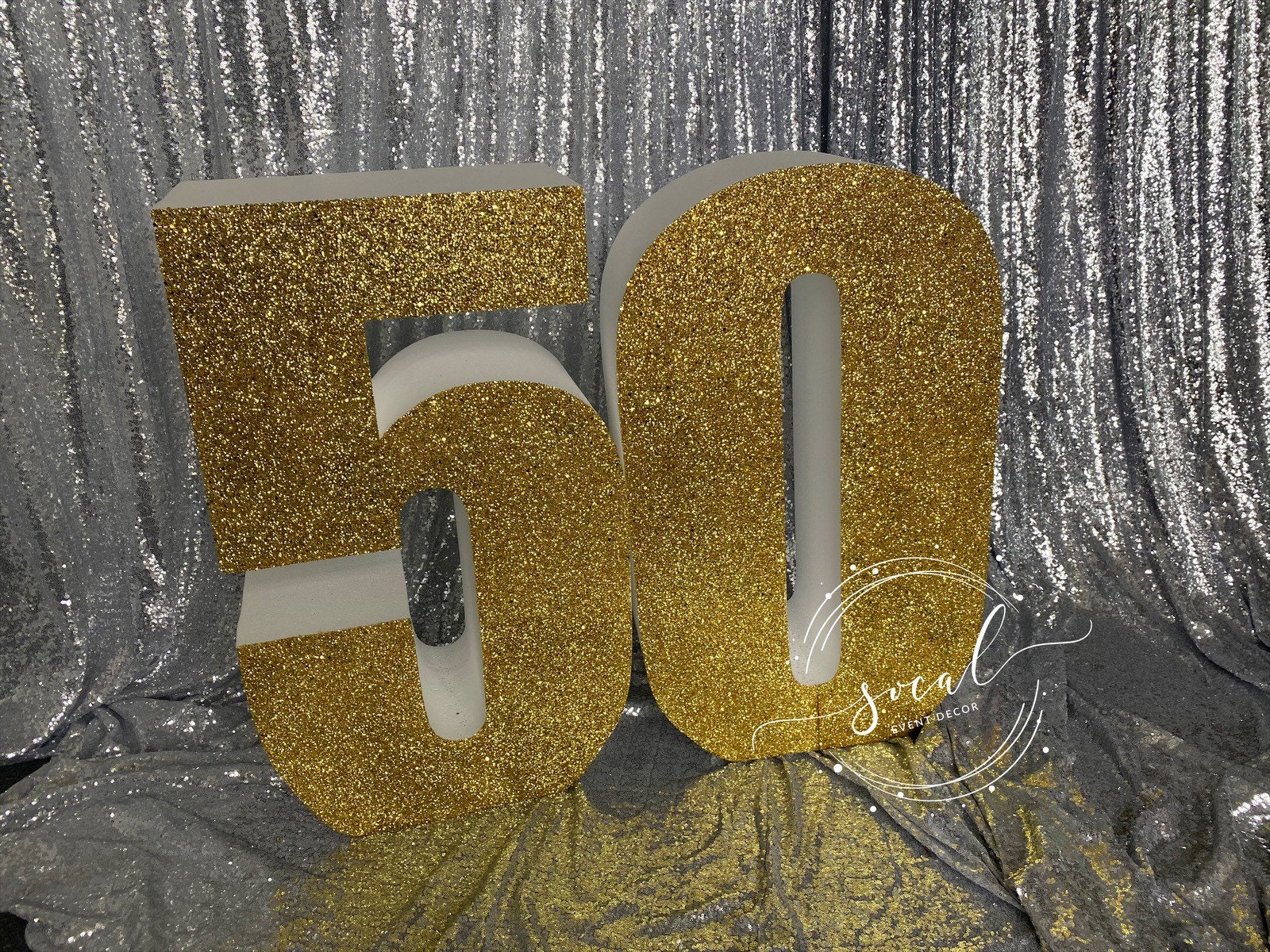 Large Freestanding Number Set - Big Numbers Photo Prop, Entrance Decor ...