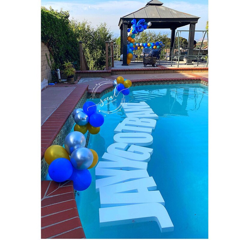 Floating Pool Letters - Etsy