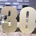 Large Freestanding Number Set - Big Numbers Photo Prop, Entrance Decor ...