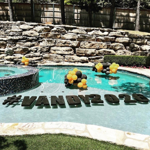 Floating Pool Letters - Etsy