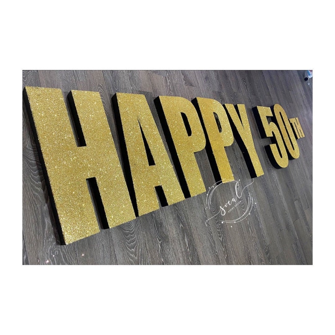 Pool Float Pool Decoration Floating Prop Happy 30th 40th 50th - Etsy