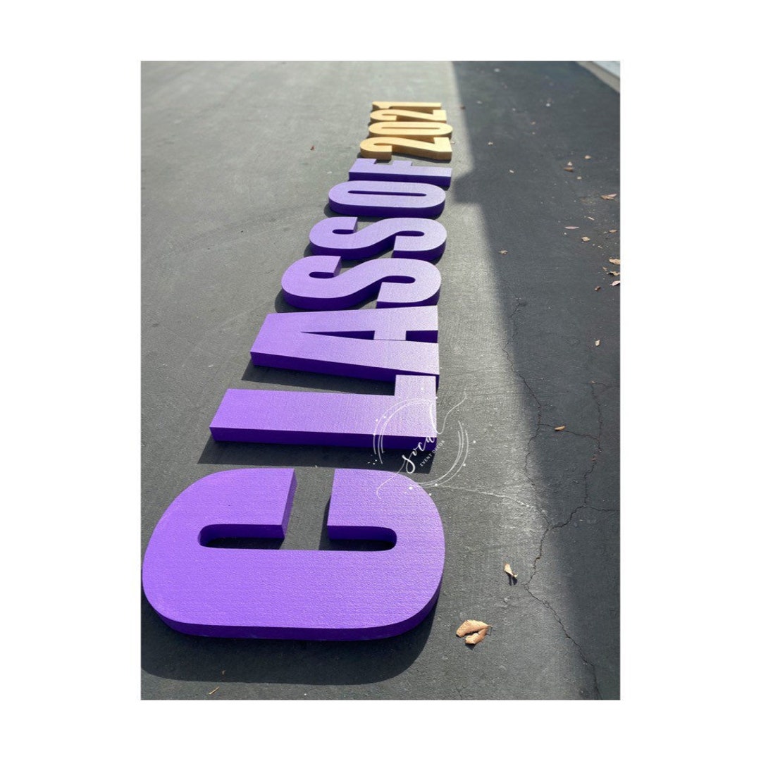 Grad 2025 Pool Float Pool Decoration Floating Prop Letters - CLASS OF ...
