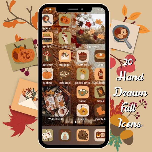 Fall App Icons - Etsy