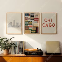 Chicago Poster - Etsy