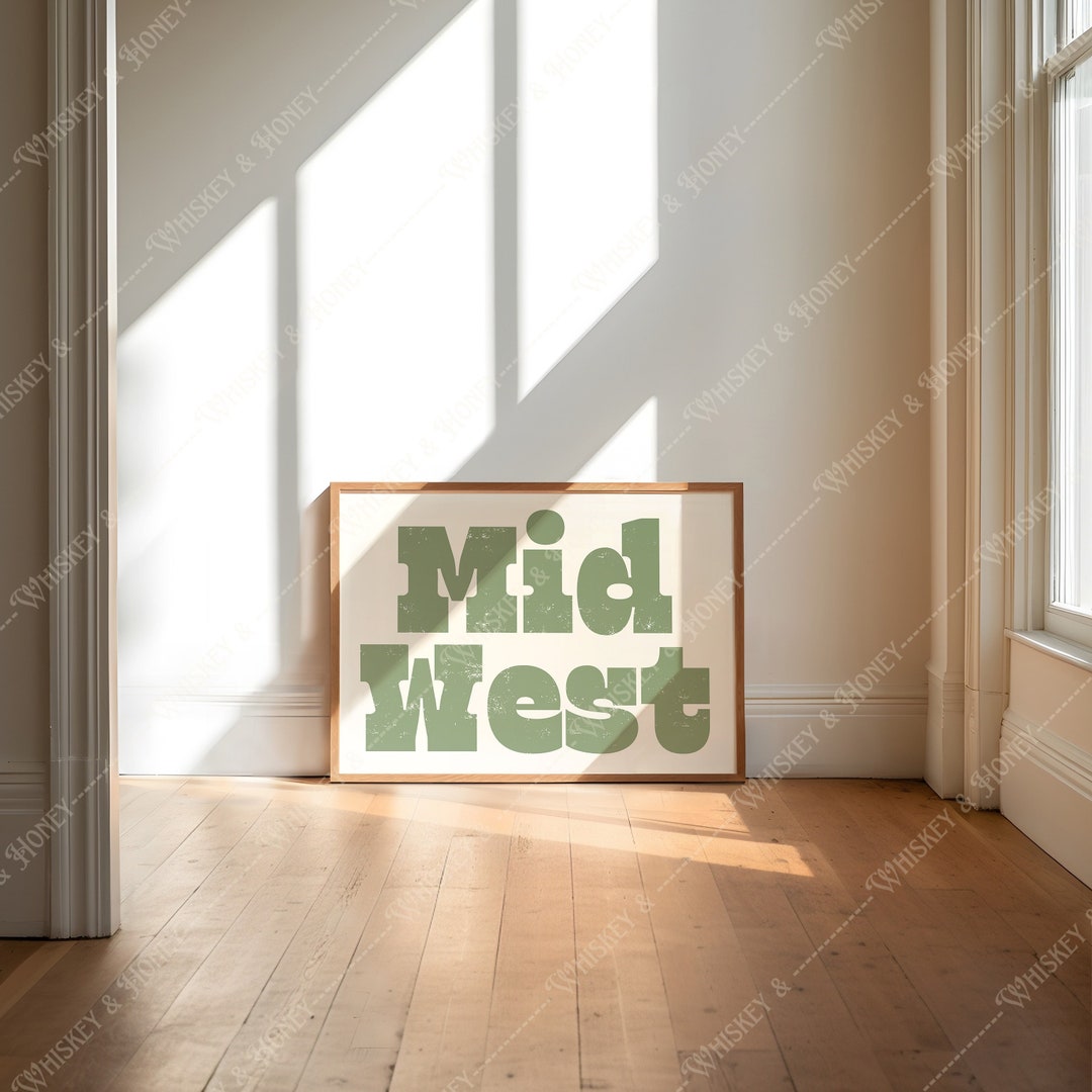Digital Download | Midwest Art Print | Trendy Wall Art | Midwest Poster ...