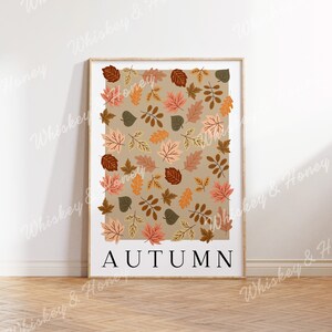 Digital Download | Autumn Art Print | Minimalist Fall Print | Large ...