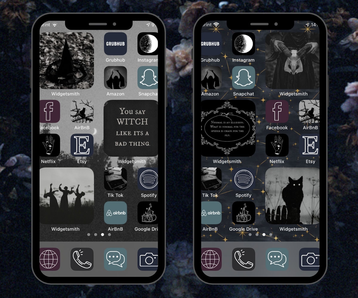 Witch iPhone App Icons | IOS Covers, Widgets & Wallpapers (digital ...