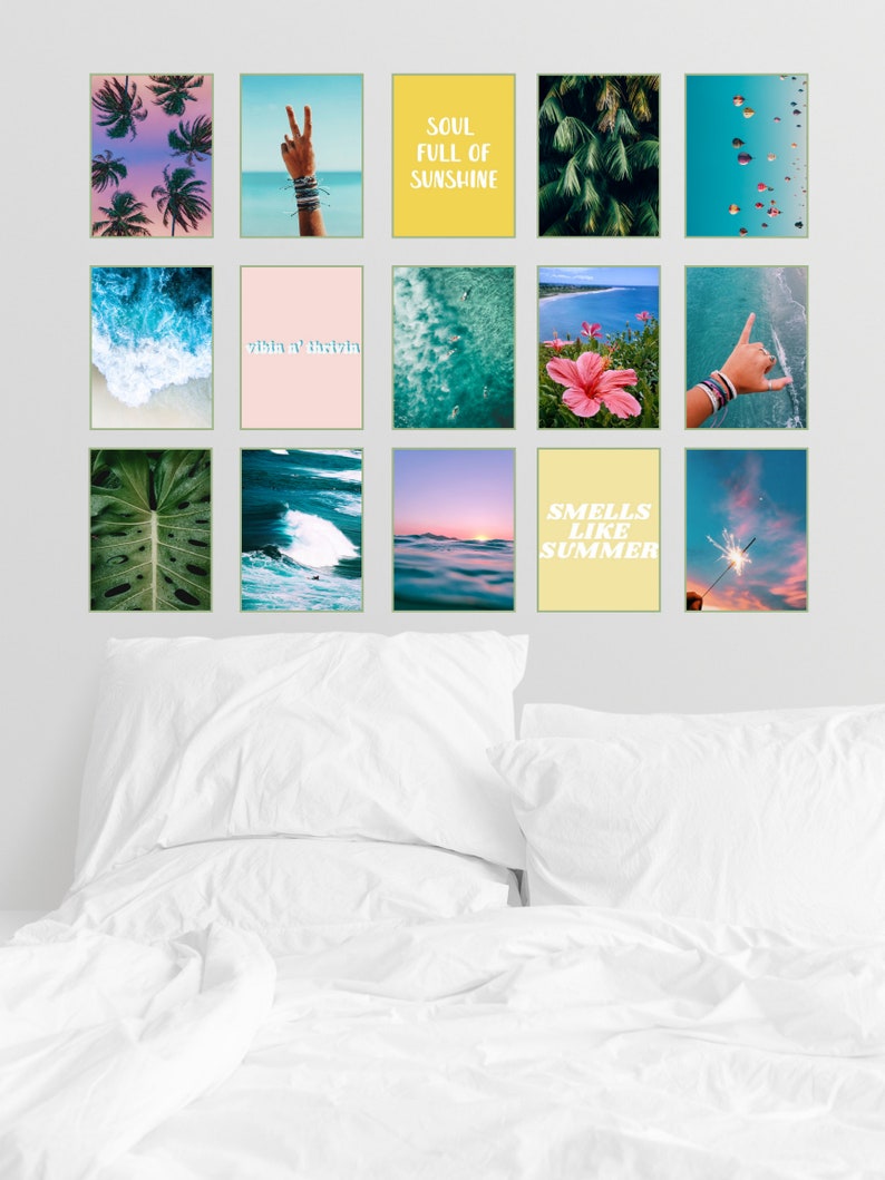 VSCO Girl Summeraesthetic Wall Collage Digital Download 75 - Etsy