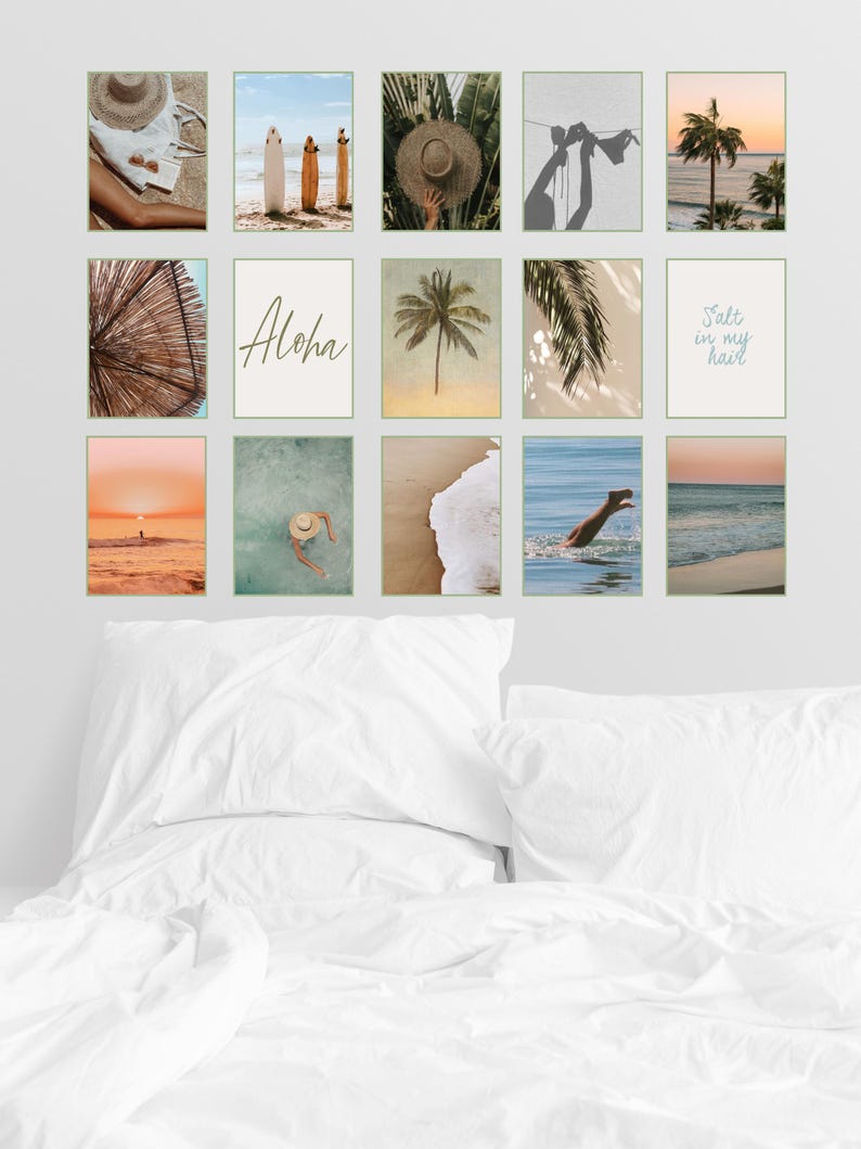 Boho Beach Wall Collage (digital Download, 75 4x6 Prints) - Etsy