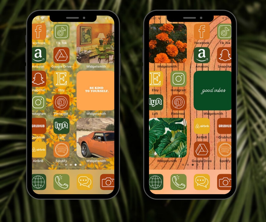 Warm Summer App Icons for Ios Covers (digital Download - Etsy